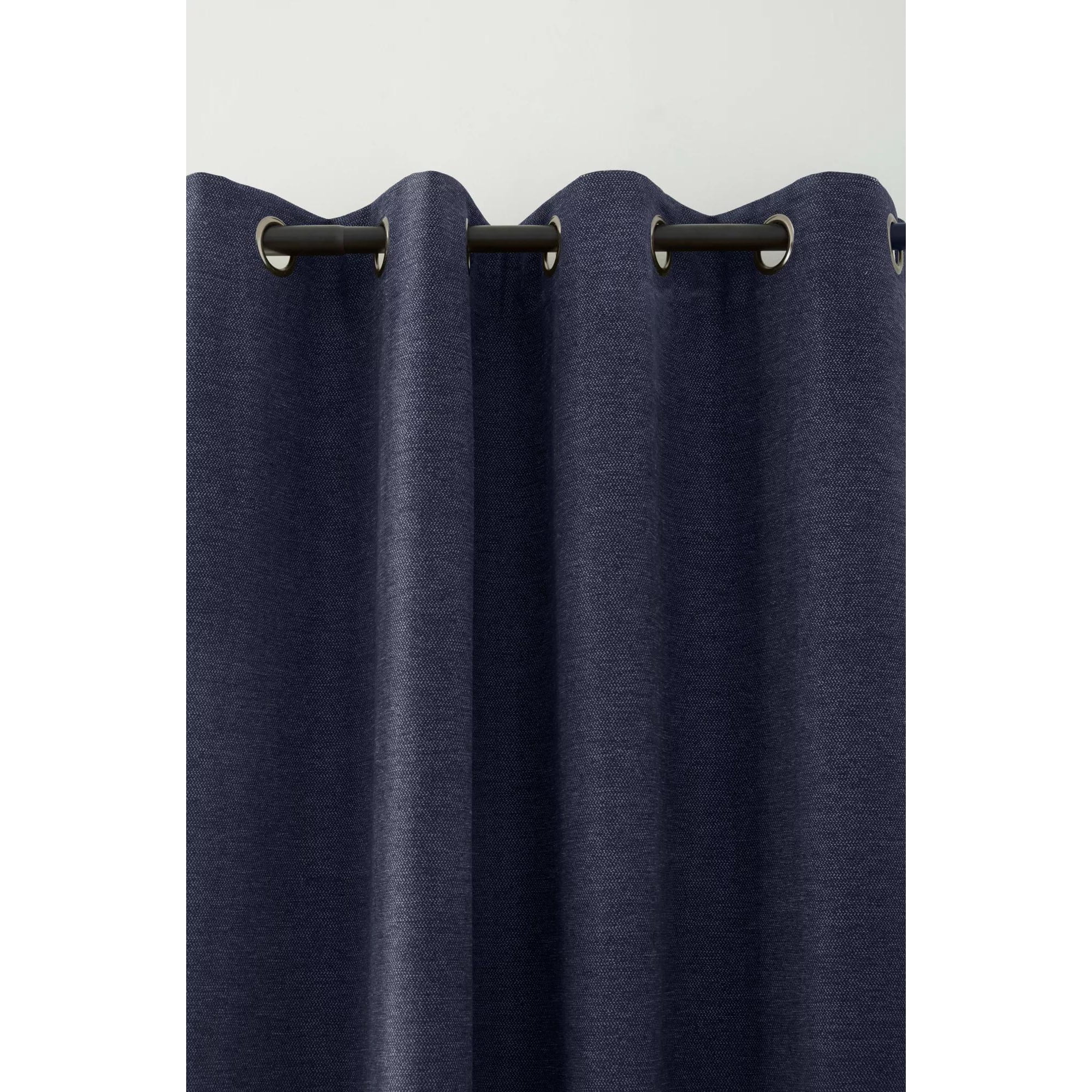 Click here for Bouclair Navy Dion Blackout Curtain 52x96 In (132x... prices