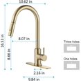 Touch On Kitchen Faucets with Pull Down Sprayer,Sensor Faucets for ...