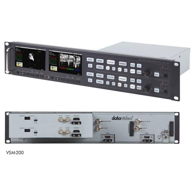 Datavideo DV-VSM200 1500VA Dual Sampling Video Scope-Waveform Monitor ...