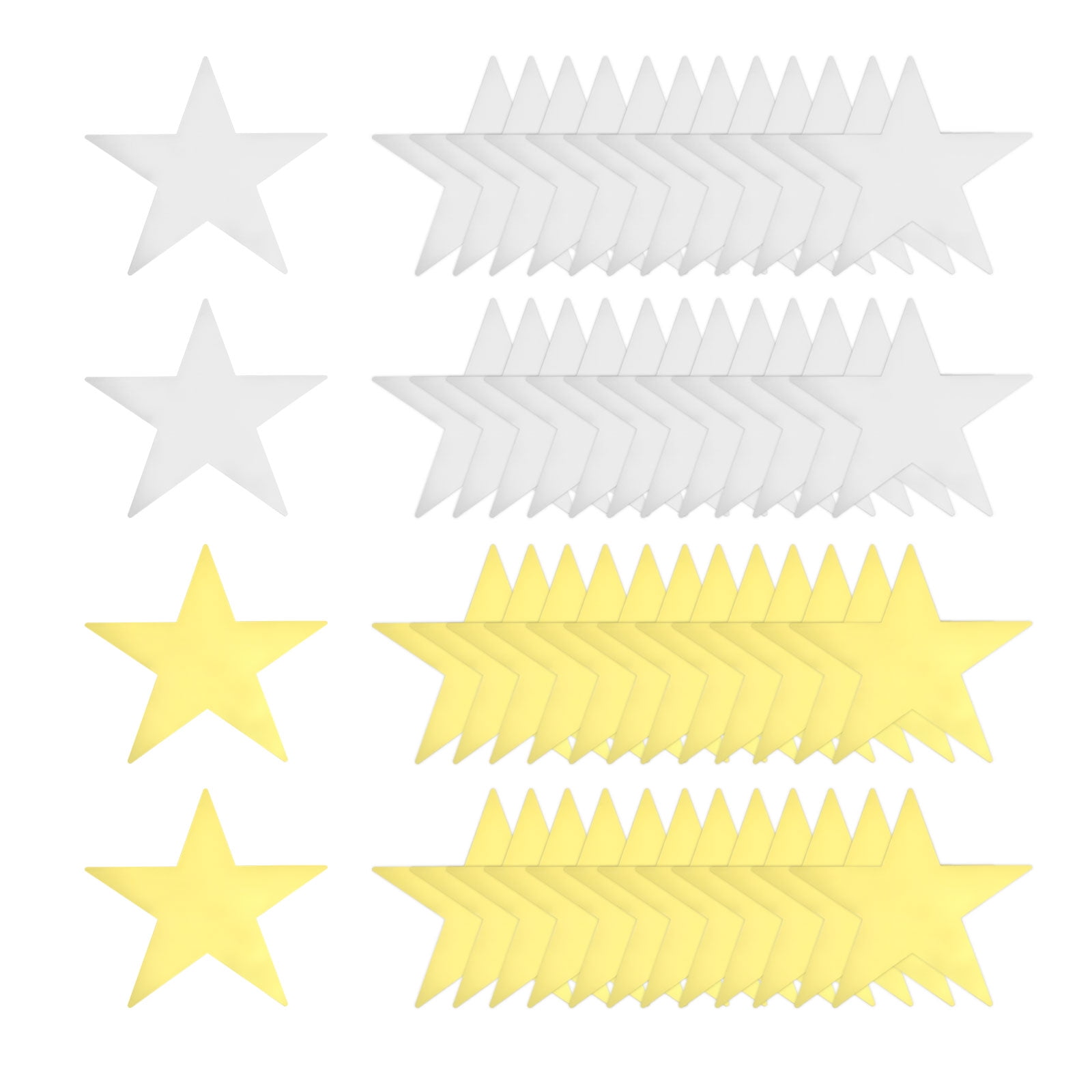 Click here for Uxcell 80 Pcs Stars Cutouts  6 Inch Double Printed... prices