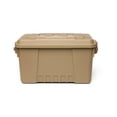 Plano Sportsman's Trunk, Desert Tan, 14-Gallon Lockable Storage Box ...
