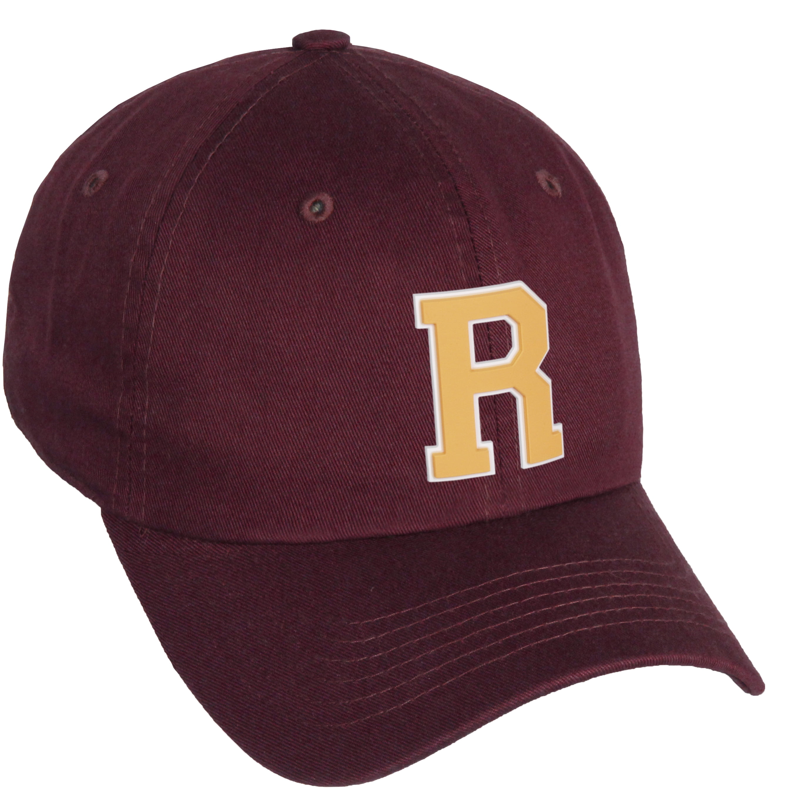 Daxton Classic 3D Varsity White Neon Orange Initial Letters Baseball ...