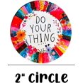 Bulk Freshie Cardstock Cutout Rounds 25 pk 2 inch Unique Mix Silicone ...