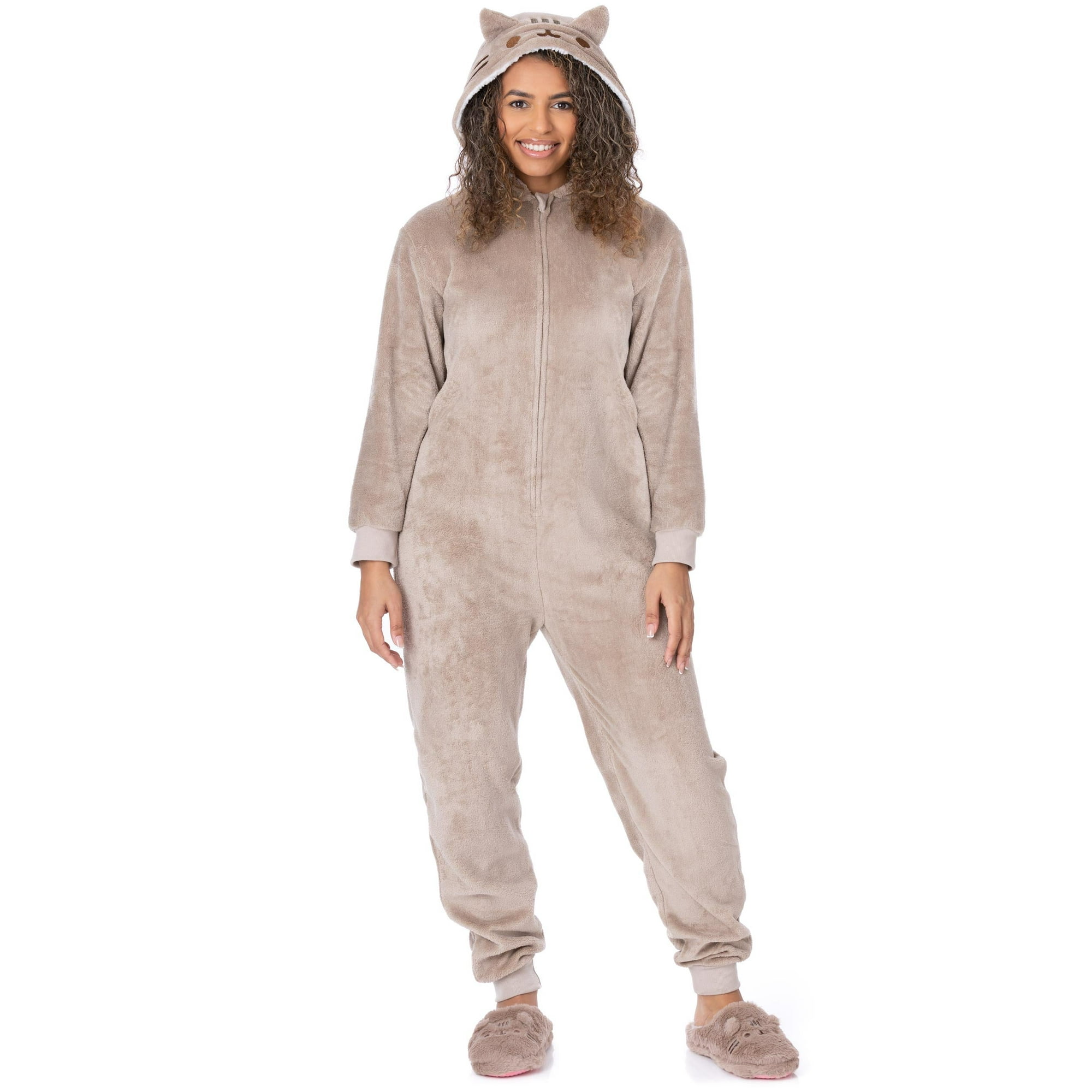 Click here for Pusheen Womens Brown Onesie prices