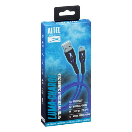 Premier Accessory Group Altec Lansing PS4 Controller Charger Micro USB ...