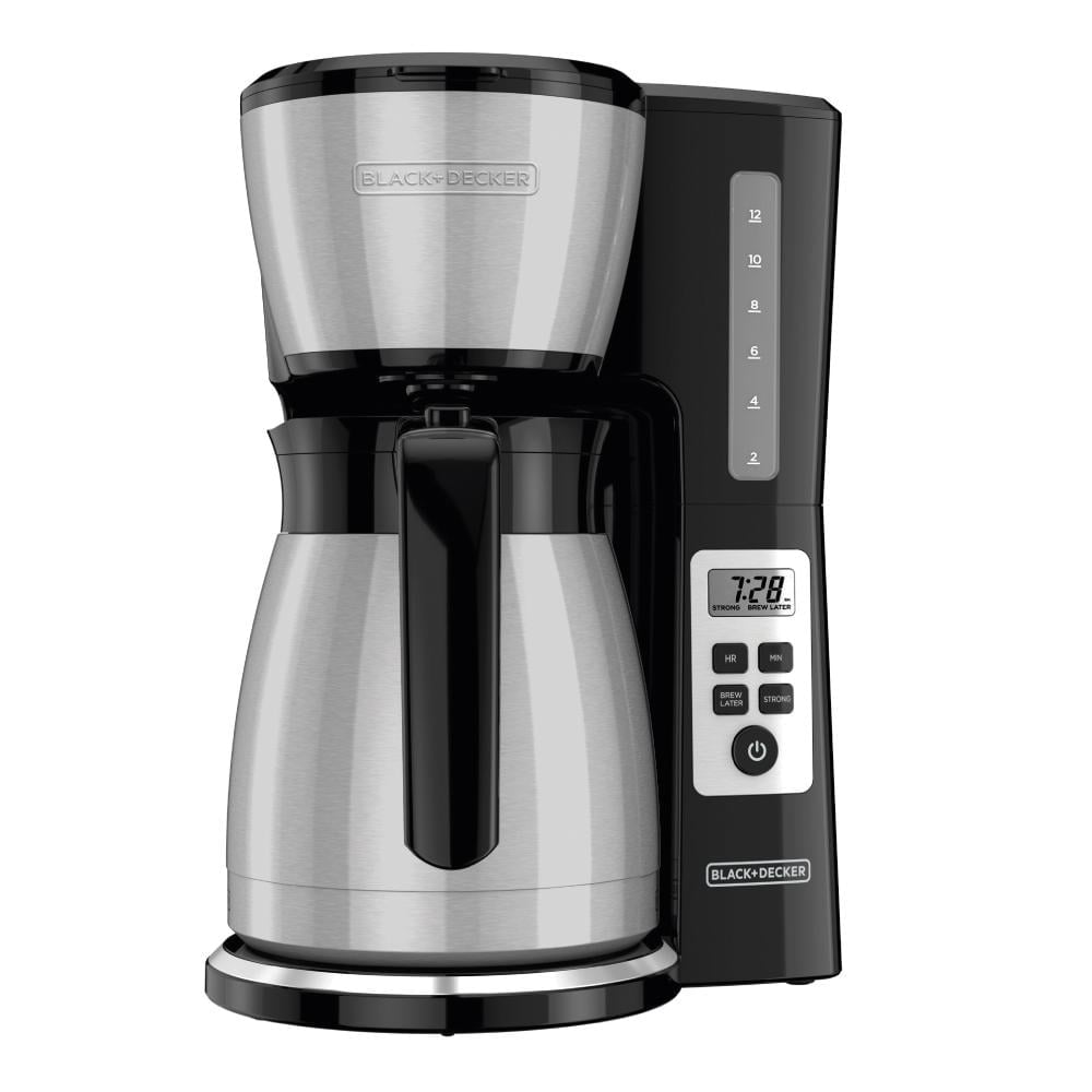 CAFETERA BLACK AND DECKER CM2046S SEMIAUTOMATICA DE GOTEO NEGRA CON PLATA | Bodega Aurrera en línea