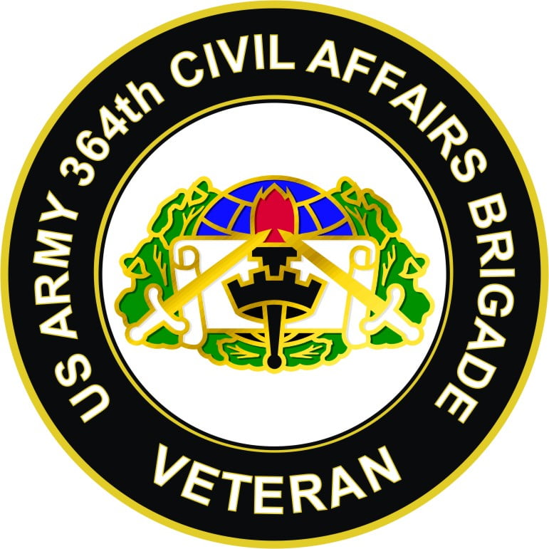 3.8 Inch U.S. Army 364th Civil Affairs Brigade Unit Crest Veteran ...