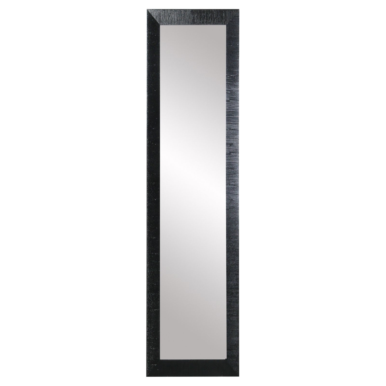 Nordic Black Slim Over the Door Mirror - Walmart.com