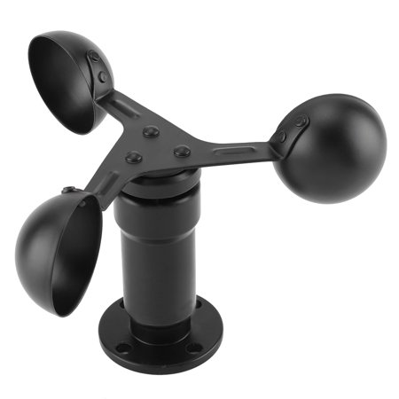 Zyyini Wind Speed Sensor,Pulse Signal Output Aluminum Alloyed Wind ...
