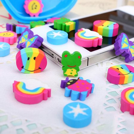 Eraser Eraser set Eco-friendly eraser Sunflower eraser Rainbow eraser ...