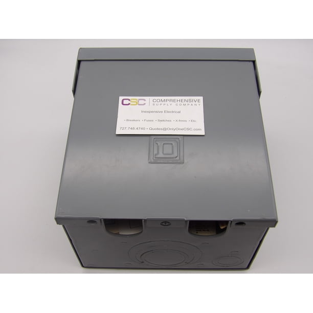 SQUARE D 40A AMP 120/240V 1PH NEMA 3R SURFACE CIRCUIT BREAKER ENCLOSURE ...