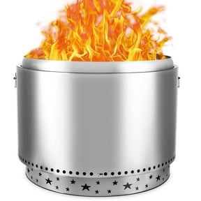 Muskoka Portable 19.5" Stainless Steel Smokeless Wood Burning Camping ...