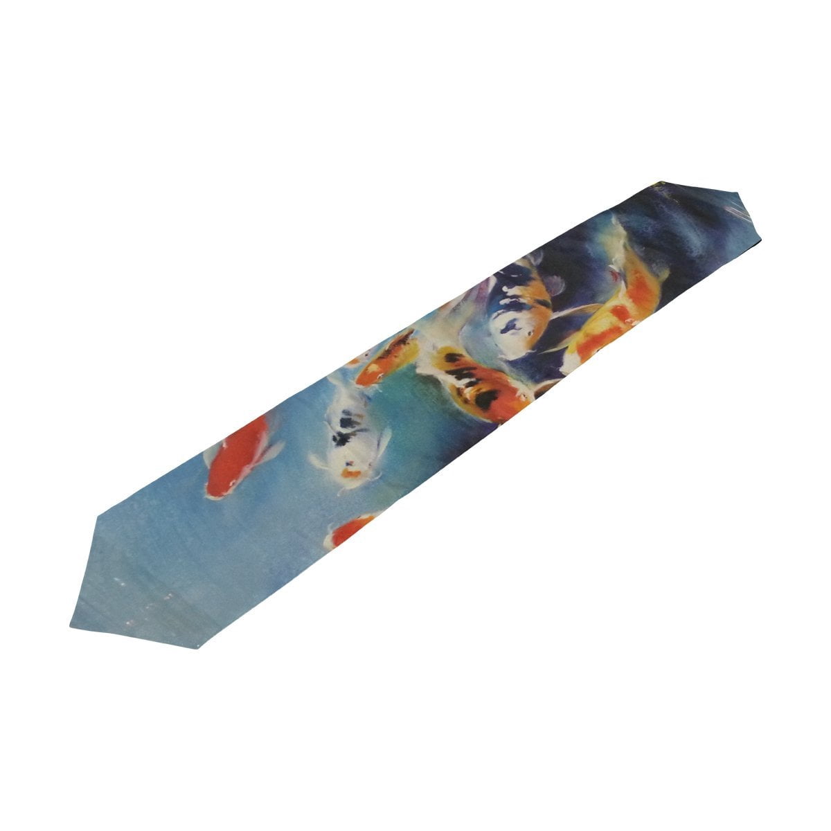 POPCreation Watercolor Koi Fish Table Runner Table Top Decoration Home ...
