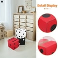 WORGEOUS 3pcs Oversized Dice Box Decorations Giant Paper Dice Cards ...