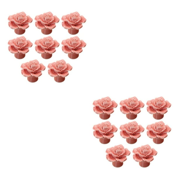 relayinert Sleek Appearance Ceramic Drawer Knob For Wide Range Of Applications Flower Ceramic ...