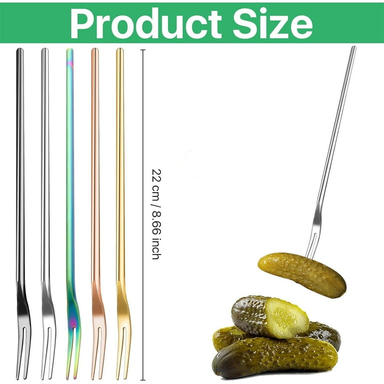 Long Handled Pickle Fork