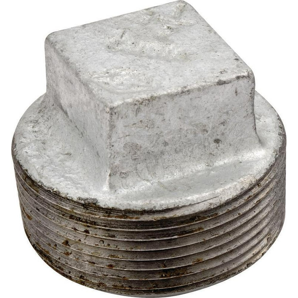 Worldwide Sourcing Square Head Pipe Plug, 1/2 In, Screwed, 150 Psi ...