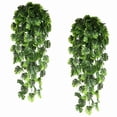 JoyMart Wall Hanging Turtle Back Leaves Green Plants Rattan Strips ...