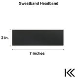 Sweatband Set 1 Terry Cotton Headband and 2 Wristbands Pack Red ...