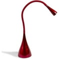 Newhouse Lighting 28 in. Gooseneck Red LED Desk Lamp with USB Charging ...