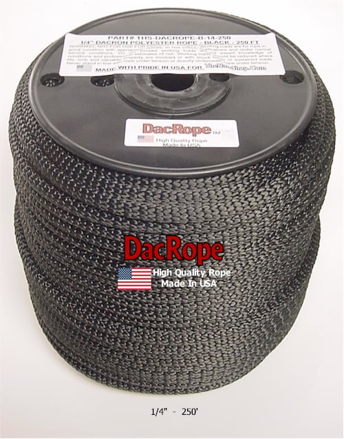 250' - 1/4" Ham Radio Antenna Support Rope - First Quality Polester ...