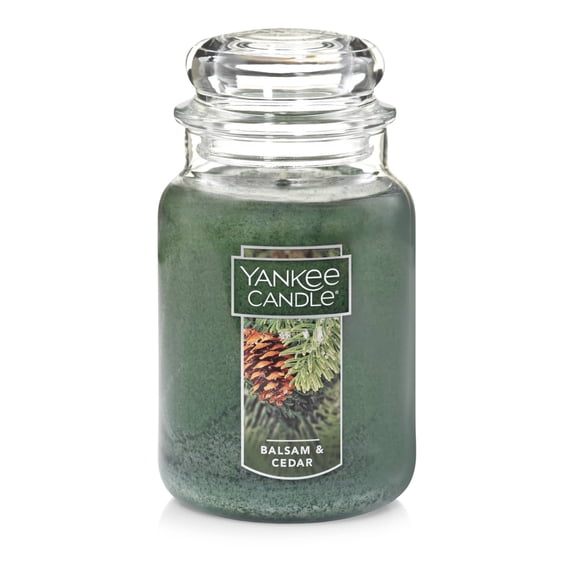Yankee Candle, Large Jar Candle, 22 oz, Balsam & Cedar Scent - Walmart.com