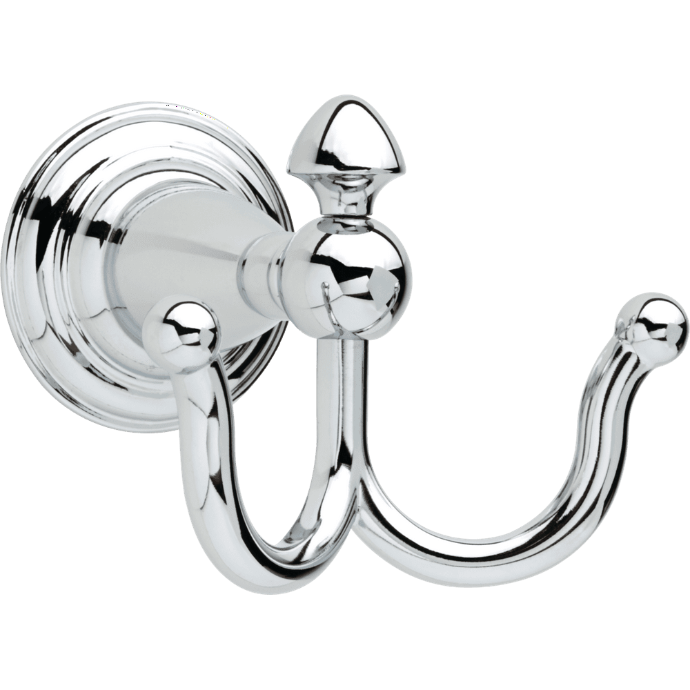 Victorian Double Robe Hook in Chrome - Walmart.com - Walmart.com