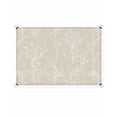 Beige Art Sun Shade Sail 8'X10' White Tree Branch Botanical Abstract ...