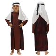 YAYUBA Boys Saint Joseph Set for Kids Saint Robe with Headpiece Waist ...