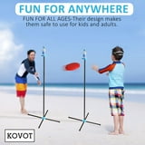 KOVOT Flying Disc Game Set Outdoor Yard Games for Adults and Kids Fun ...