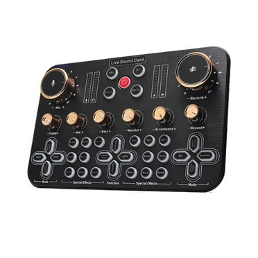 Pyle 4 Channel Bluetooth Sound Board Mixer System for DJ Studio Audio ...