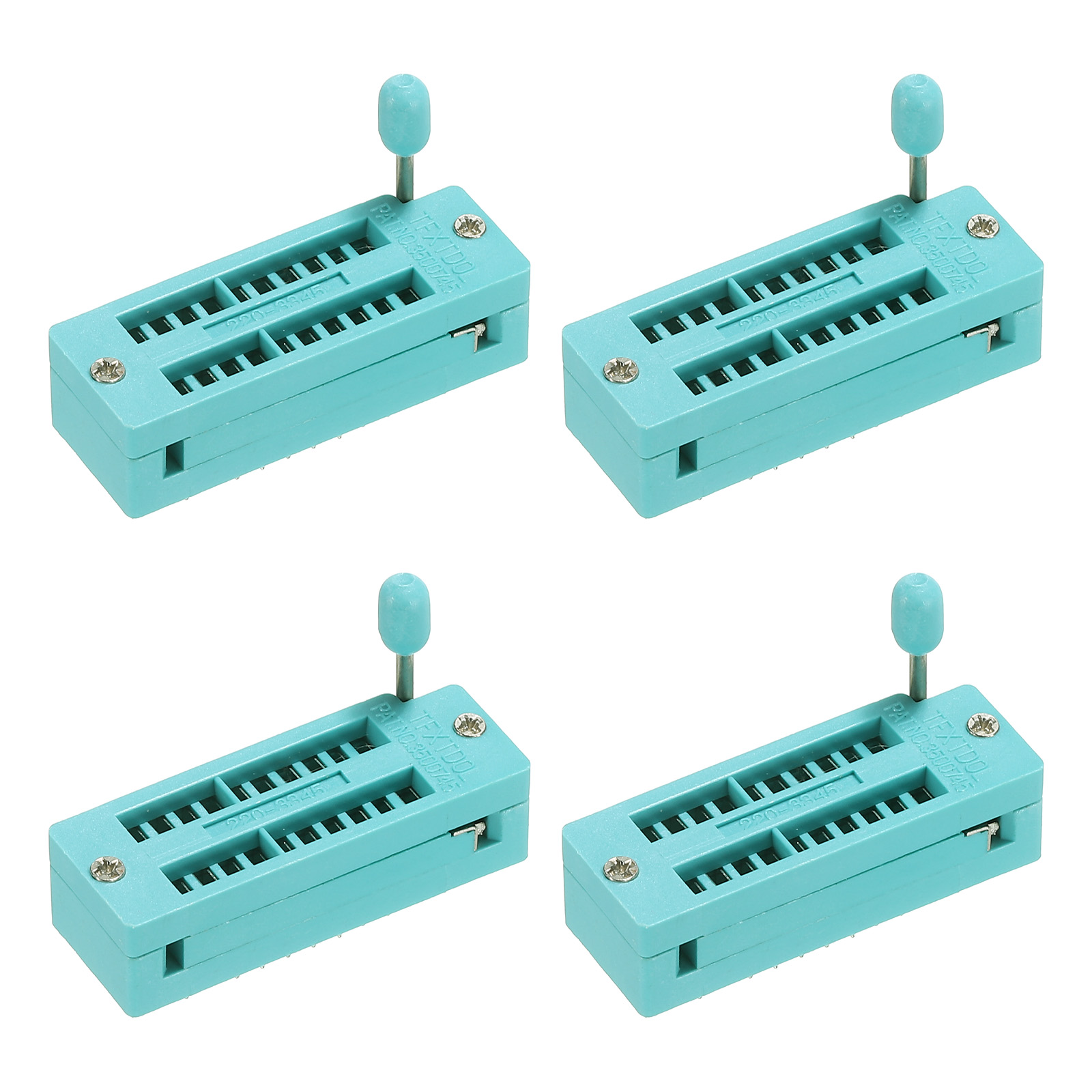 Uxcell Universal IC Test ZIF Socket 20 Pin 2.54mm Pitch for ...