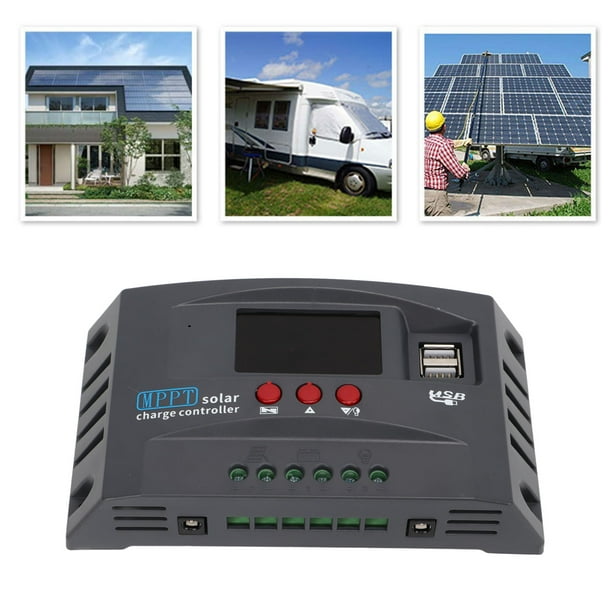 Solar Charge Controller, MPPT Solar Charge Controller 10A 12V 24V ...