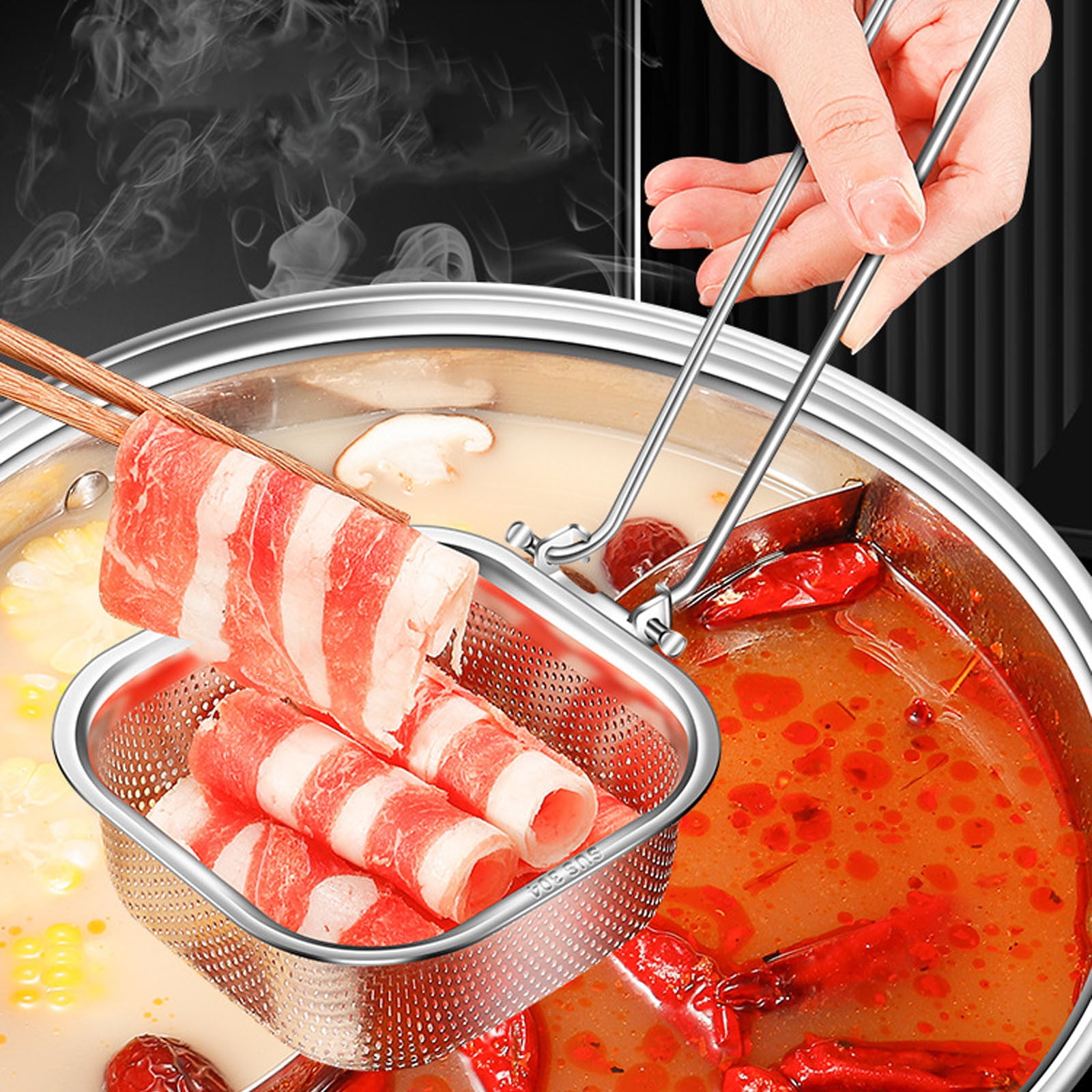 Slotted Spoon Rustproof Heat Resistance Integral Forming 304 Stainless ...
