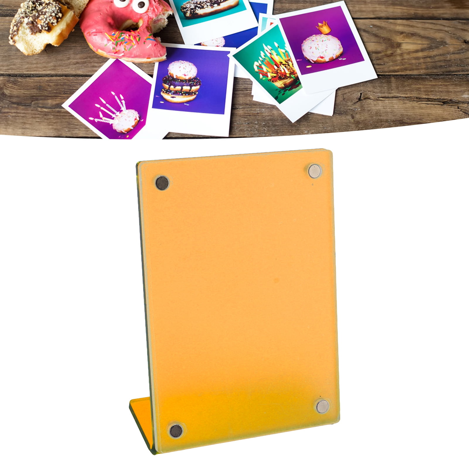 3 Inch Photo Frame L Shaped Mini Photo Frame Iridescent Acrylic 3-inch-photo-frame-l-shaped-mini-photo-frame-iridescent-acrylic