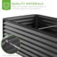 Best Choice Products 6x3x2ft Outdoor Metal Raised Garden Bed, Planter ...