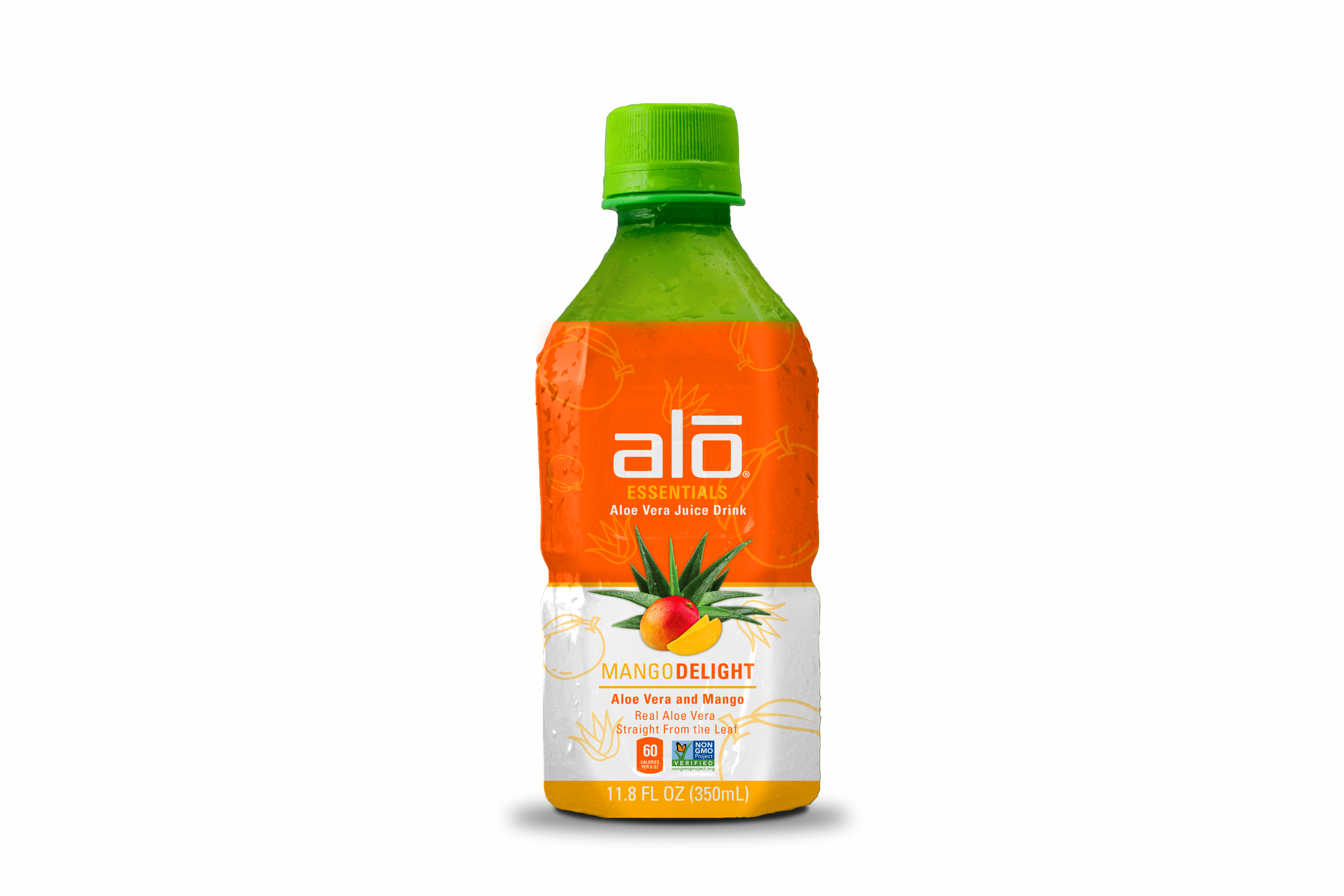 Alo Essentials Aloe Vera Juice, Mango Delight, 11.8 Fl Oz, 12 Count ...
