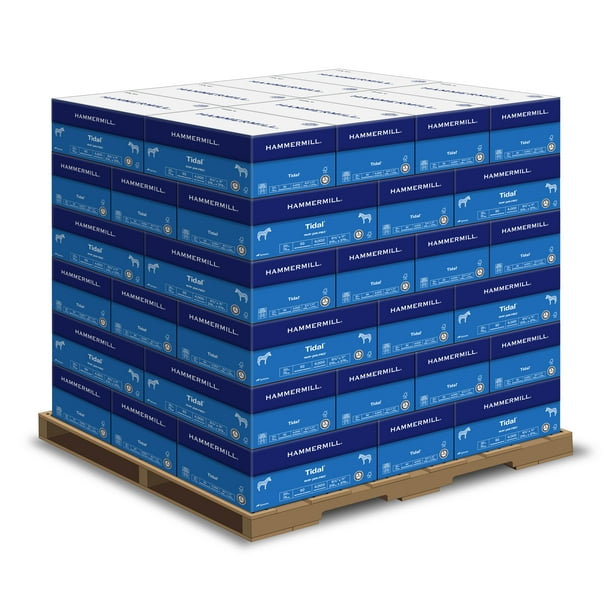 Hammermill Tidal Copy Paper, 20 lb., 8.5" x 11", 1 Pallet, 48 Cases ...