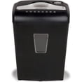 High-Security 8-Sheet Micro-Cut Paper Credit Card Shredder Black ...