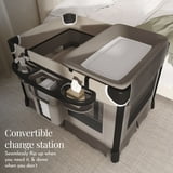 Evolur Cozy Cove All-in-One Portable Playard Beige with Bassinet ...