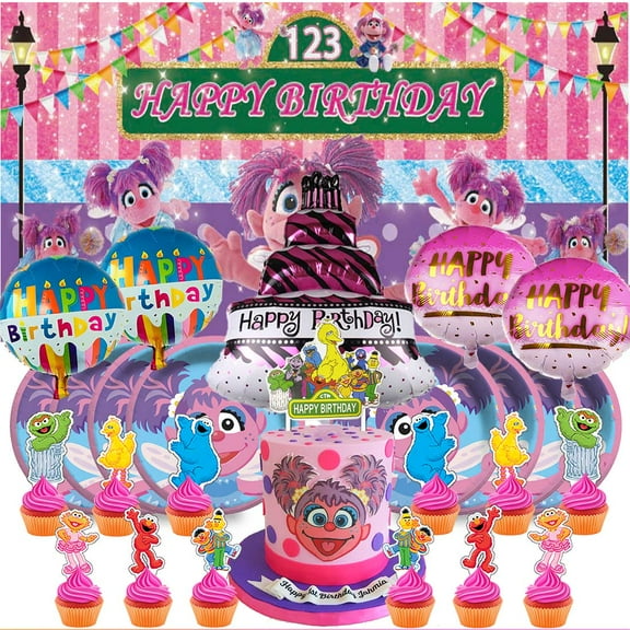 Ms Rachel Birthday Party Supplies Balloons Paper Plates Decoration Cake ...
