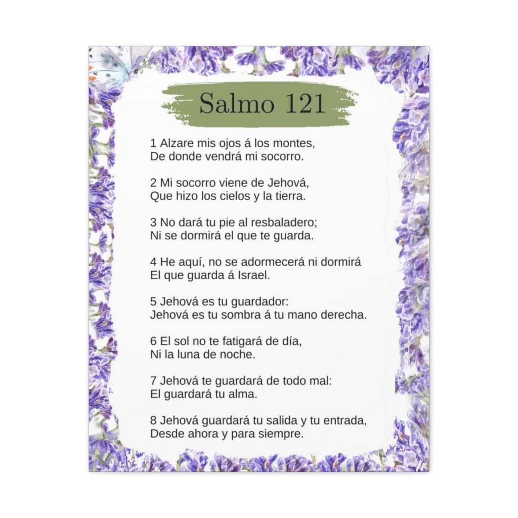 Salmo 121 Impresion De Arte Crist en Pared Lista Para Colgar in Spanish ...