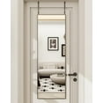 AnyRose Full Length Mirror 16" x 50" Aluminum Alloy Over The Door ...