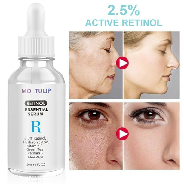 Suero de retinol de 30ml que ilumina la piel con vitamina y ácido hialurónico | Bodega Aurrera ...