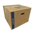 100 - Pack Large Cardboard Moving Boxes 20x20x15 32 ECT With Handles ...