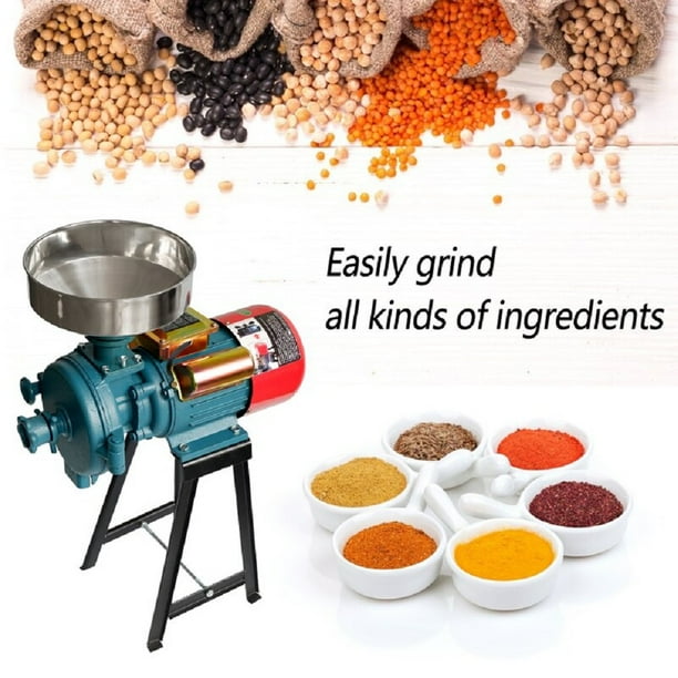 FICISOG 3000W 110V Commercial Electric Grain Mill Grinder Heavy Duty ...