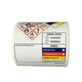 SDS OSHA Labels for Chemical Safety Data 4 x 3 Inches | Roll of 250 ...