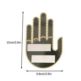 Kehuo Car Gesture Light, Middle Finger LED Sign with Remote, Amber 176 ...