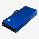 We Sell Mats Folding Personal Fitness Exercise Mat, 4' x 6' Blue-Black ...