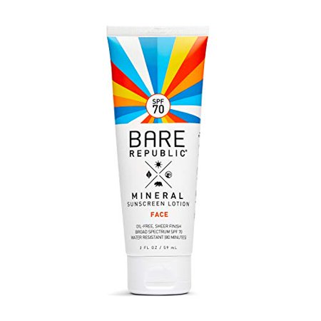 Bare Republic Mineral Sunscreen & Sunblock Face Lotion with Zinc Oxide ...